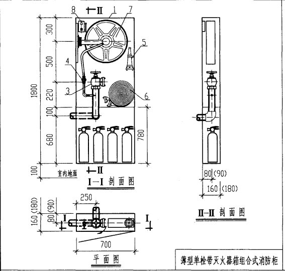 不锈钢消火栓柜 SG18D65Z-J(单栓） 1657.0元/具-真金消防商城一站式采购