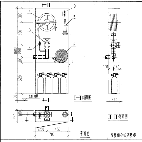 消火栓柜（普白） SG24D65Z-J(单栓）-真金消防商城一站式采购服务：多、快、好、省！