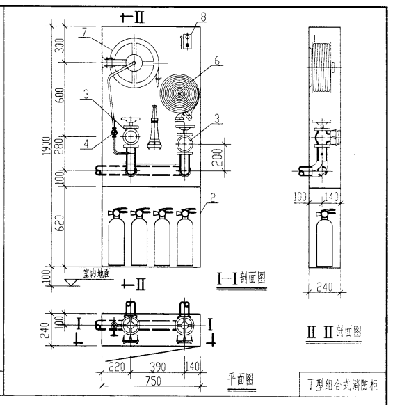 消火栓柜（普白） SG24D65Z-J（双栓）-真金消防商城一站式采购服务：多、快、好、省！